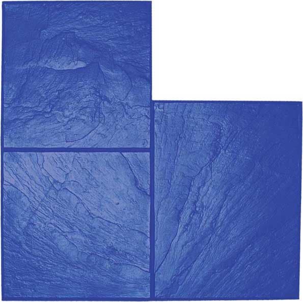 Extra Large Ashlar Slate Textured Printing Mats - 6 Rigid + 1 Floppy S